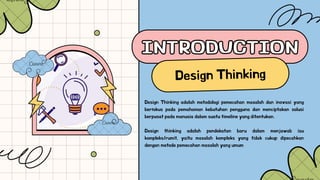 Pembelajaran Mata Kuliah Design Thinking | PDF