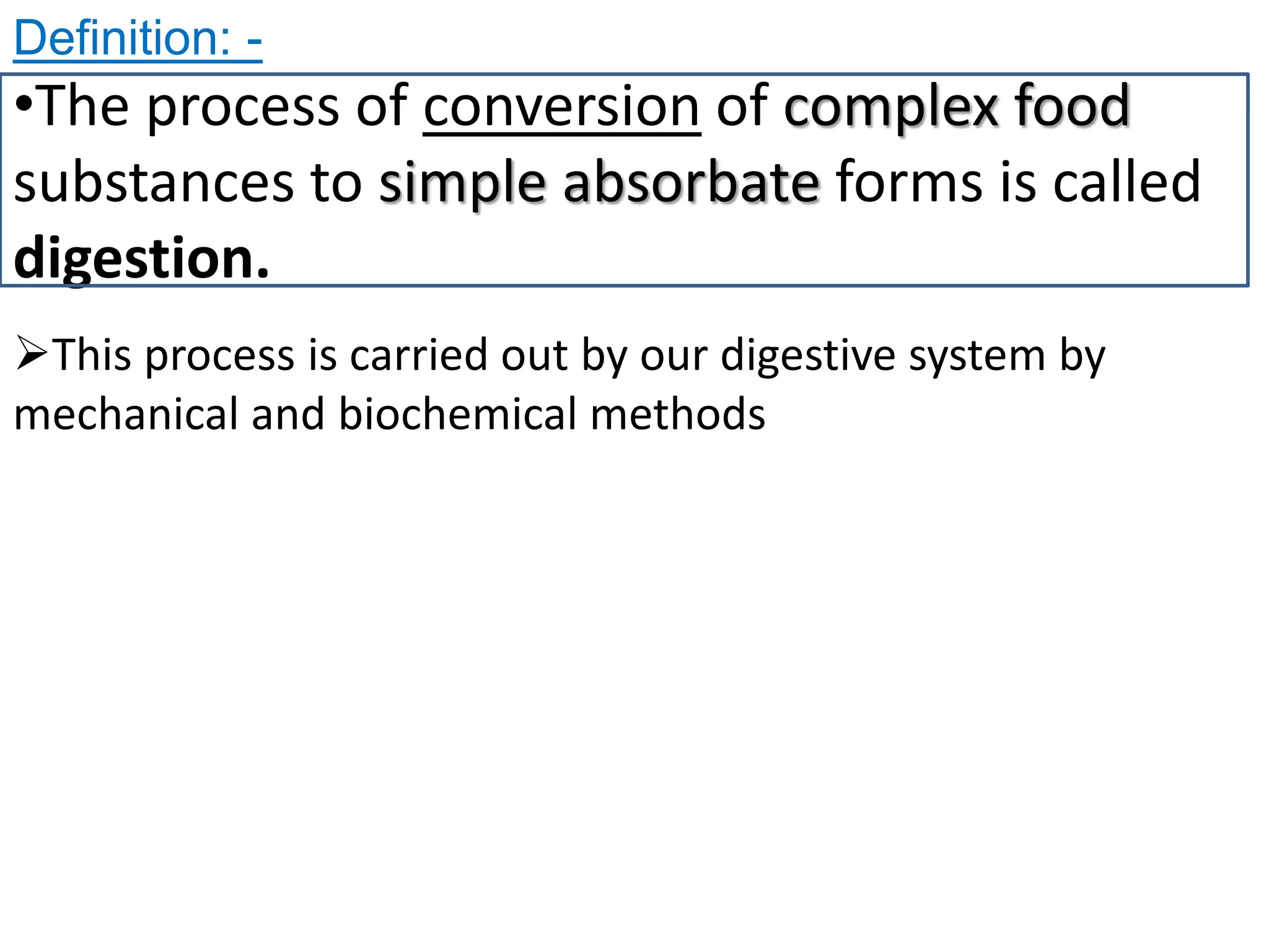 Digestion and Absorption - Class 11 ppt | PPTX | Dental Health ...
