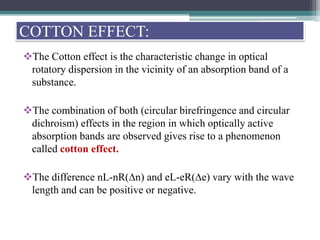 Optical Rotatory dispersion | PPTX