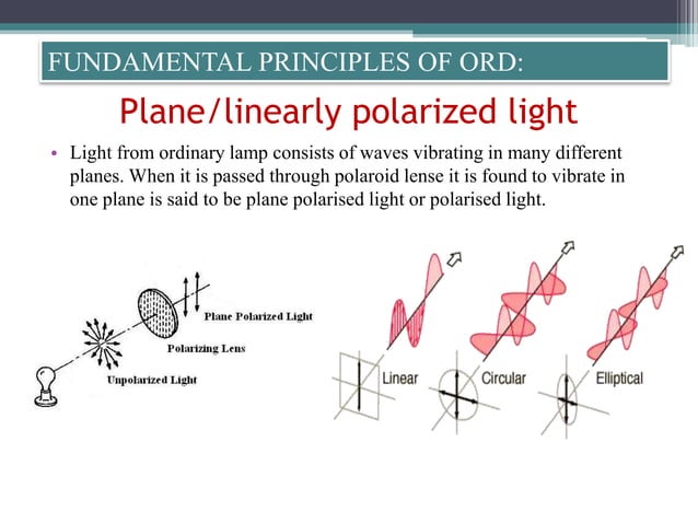 Optical Rotatory dispersion | PPTX | Chemistry | Science