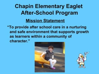 Eaglet Afterschool Parent Handbook | PPT