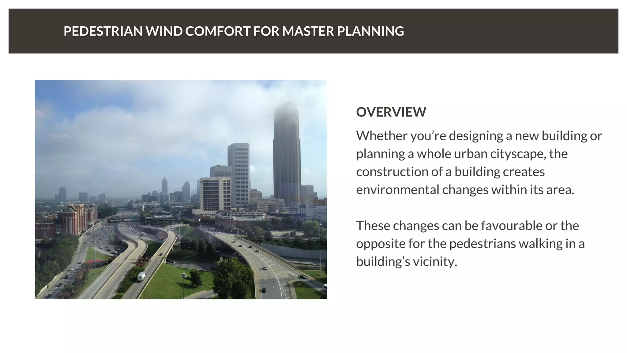 Pedestrian Wind Comfort Assessment for Master Planning | PDF