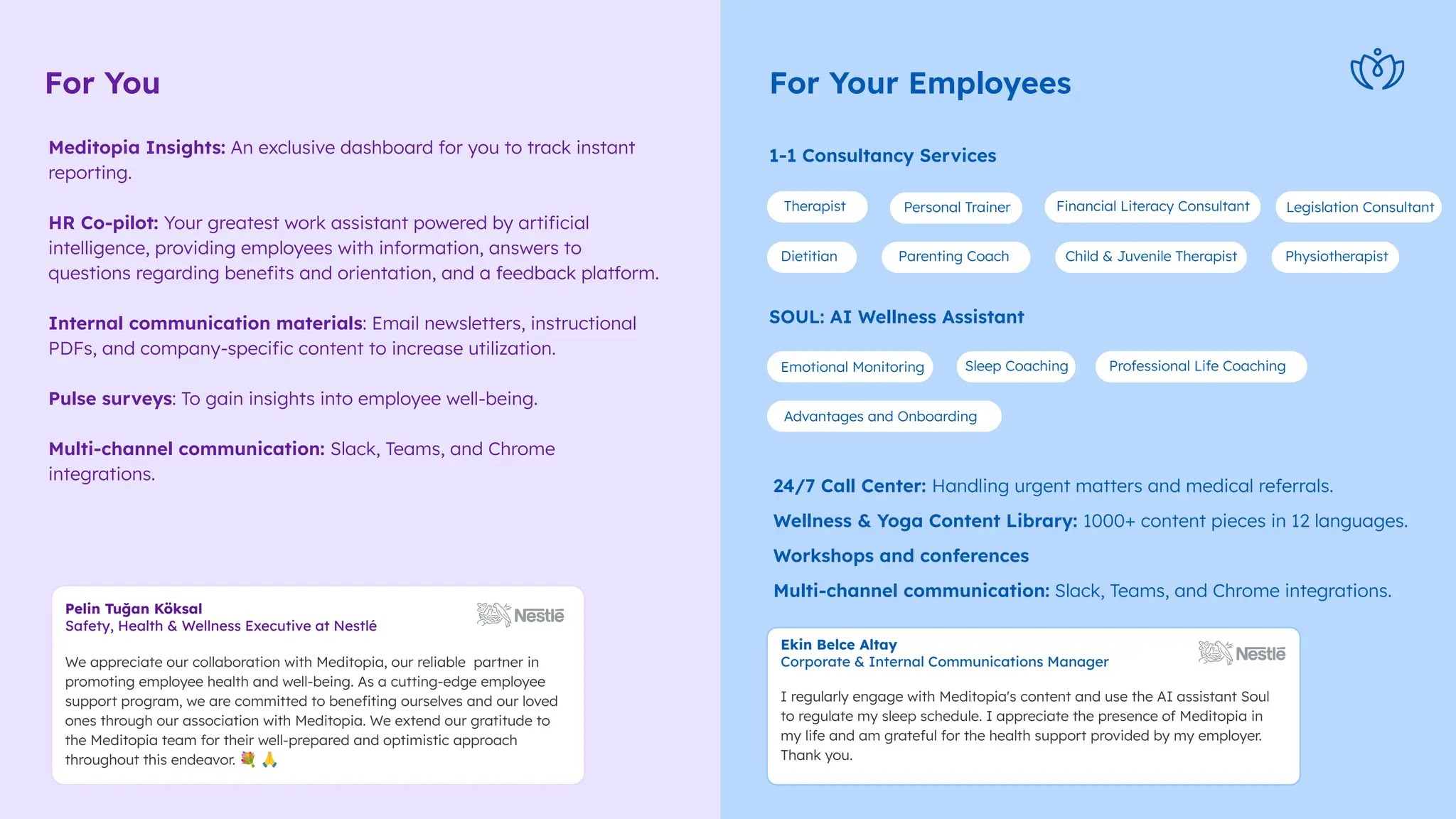 Meditopia for Work All-in-One EAP Services | PPT