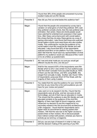 Radio Script Evaluation Three | DOCX