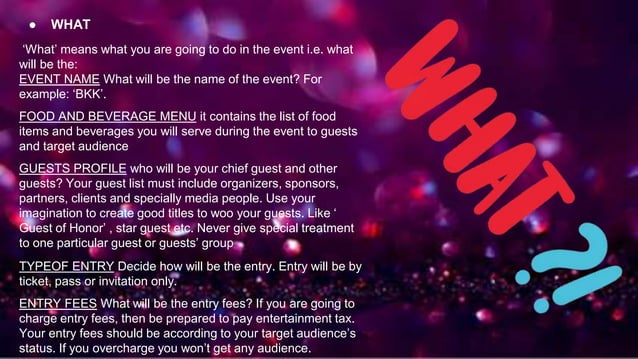 Event management ppt. | PPTX