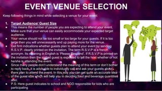 Event management ppt. | PPTX