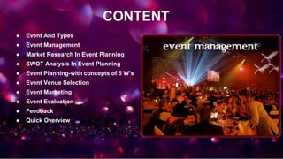Event management ppt. | PPTX