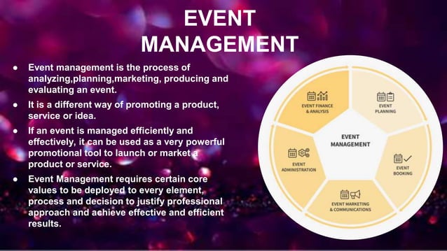 Event management ppt. | PPTX