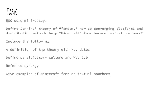 Fandom Henry Jenkins | PPT