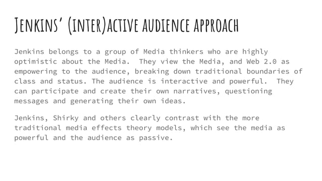 Fandom Henry Jenkins | PPT