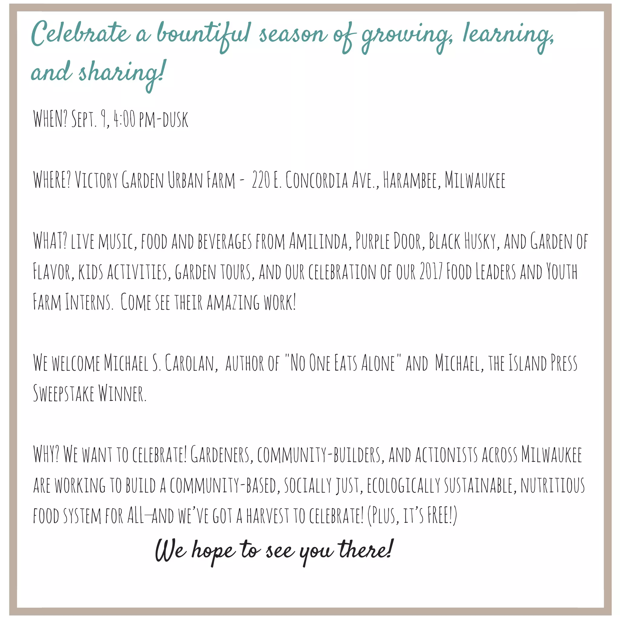 Facebook event graphic | PDF