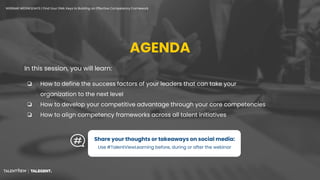 Webinar - Find Your DNA: Keys to Building an Effective Competency ...