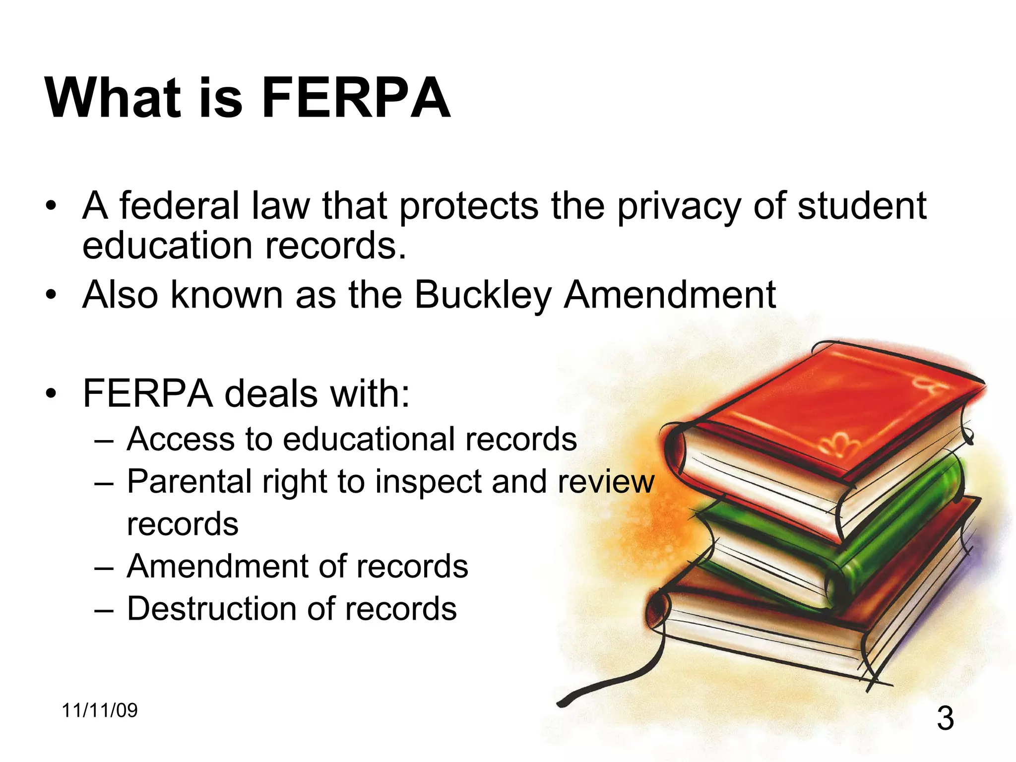 Copy Of Ferpa Ppt | PPT