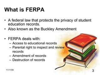 Copy Of Ferpa Ppt | PPT