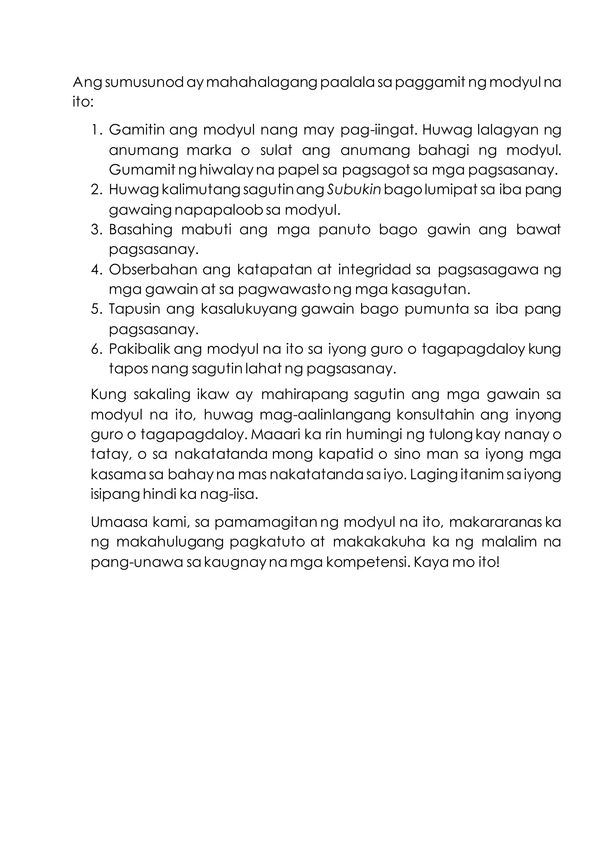 Copy of Filipino II Modyul 1-Aralin-1-Cherry-Bahil-RMES (1) MBGjr-not ...