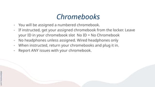 First Day of School (Intro to teacher and classroom rules) | PPT