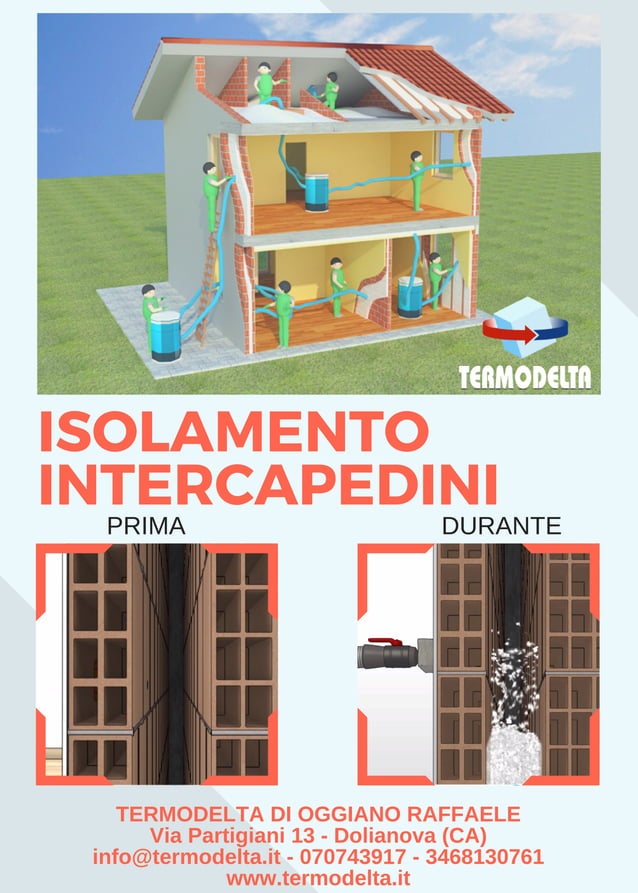 Isolamento intercapedini con insufflaggio Sardegna Termodelta | PDF ...