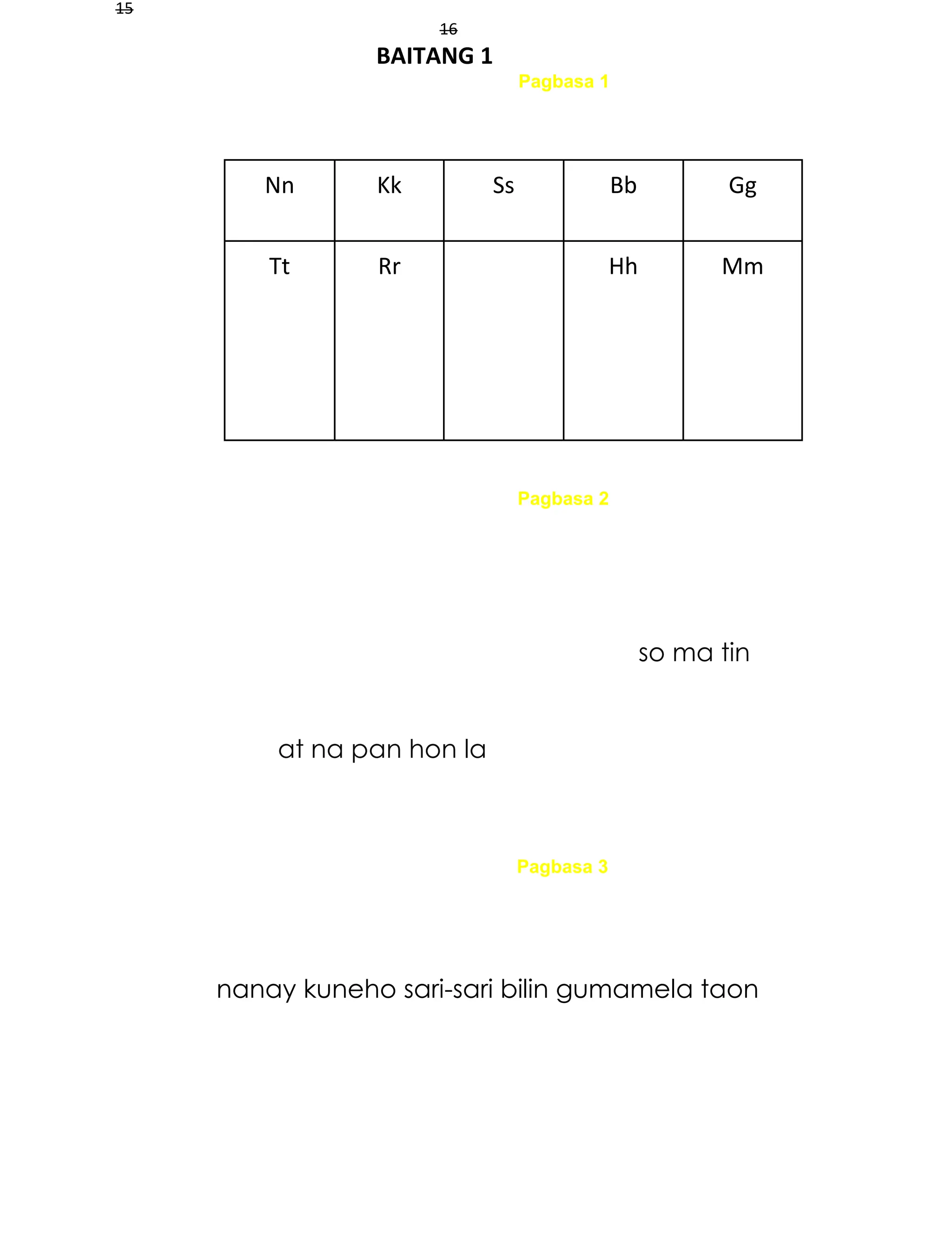 Flat Filipino Reading Material all grade levels | DOCX