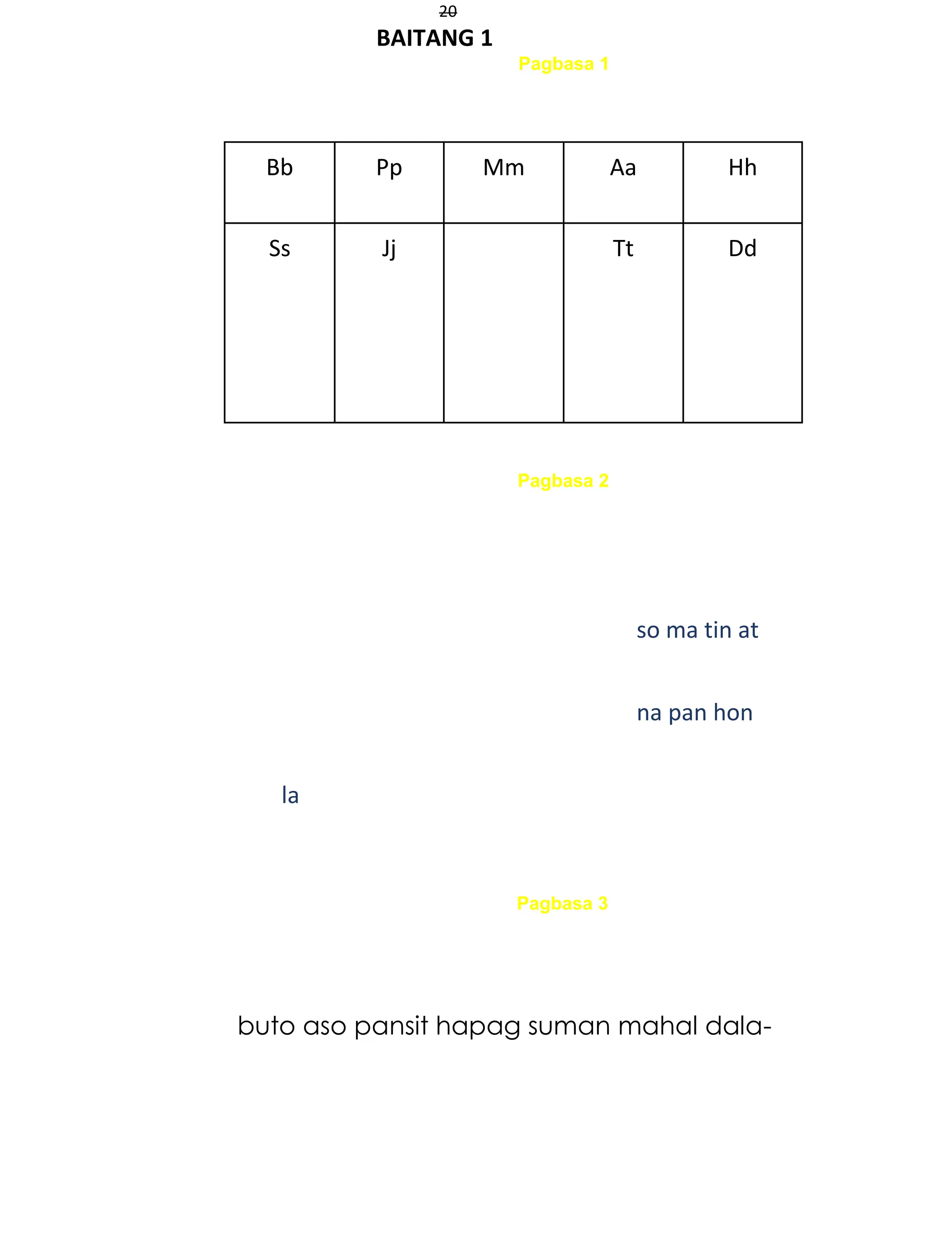 Flat Filipino Reading Material all grade levels | DOCX