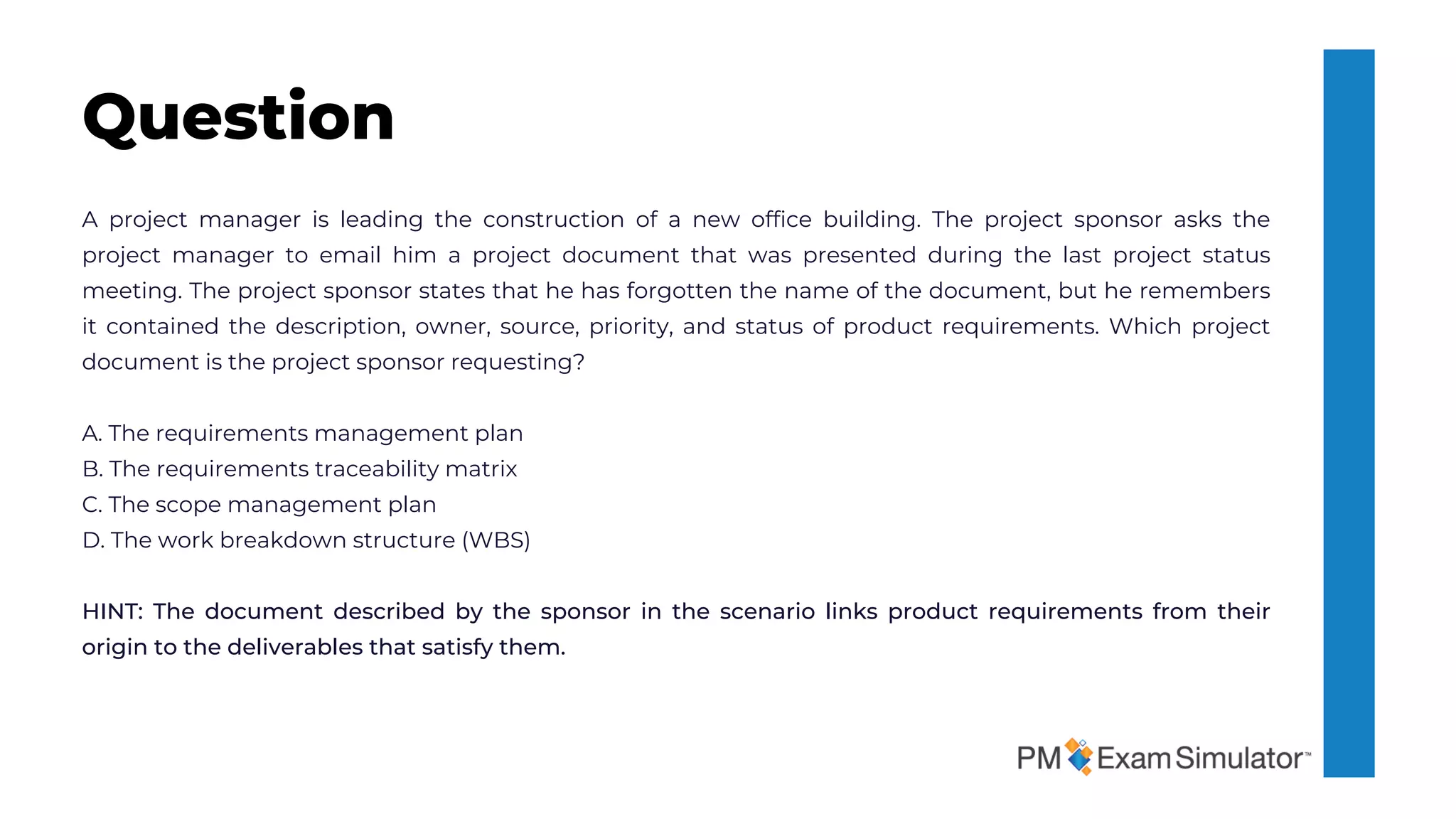 Free PMP Sample Q & A | PPT | Free Download