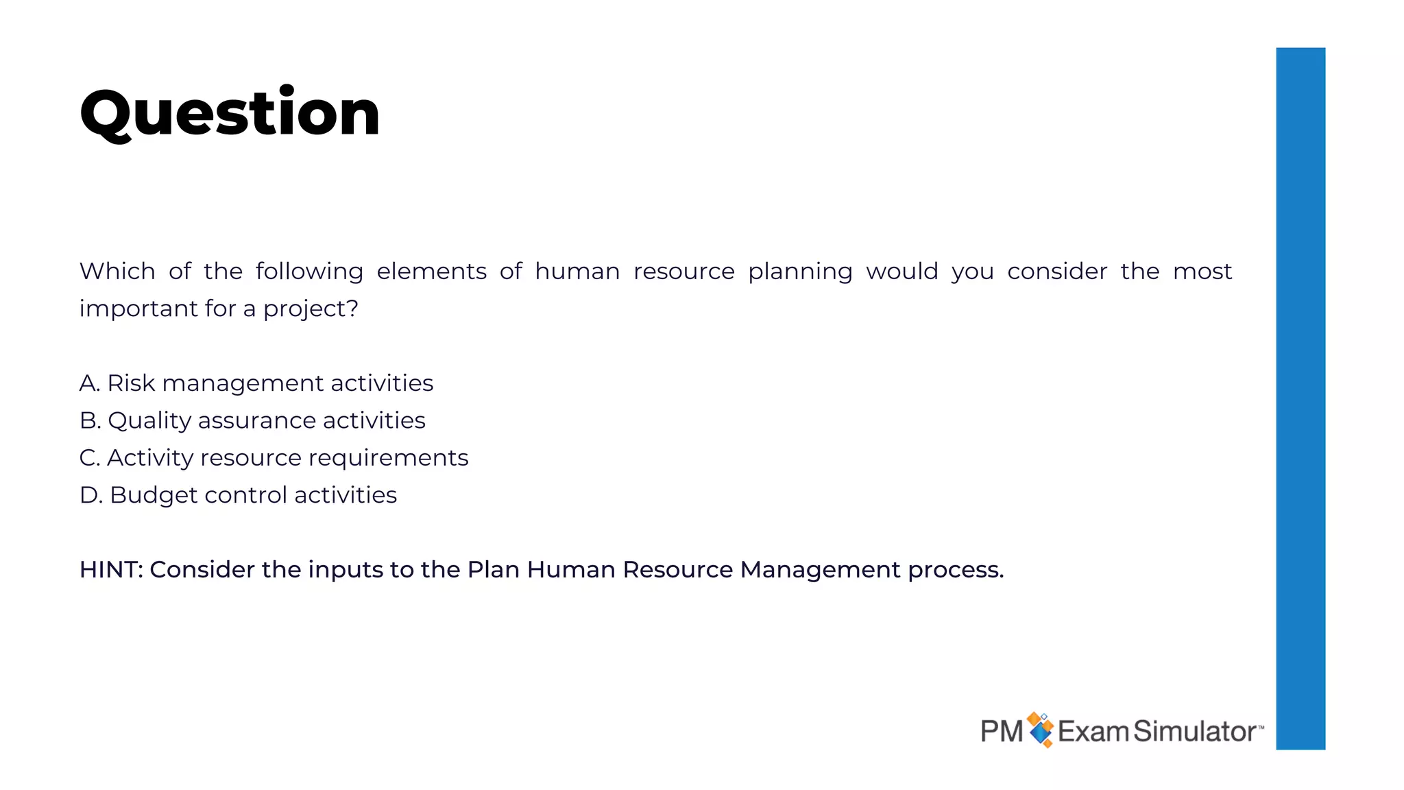 Free PMP Sample Q & A | PPT