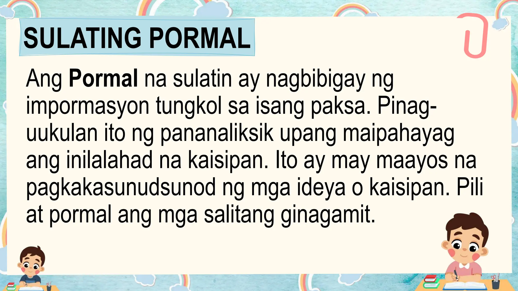 FILIPINO 5 QUARTER 3 LESSONS FOR WEEK 7 | PPTX