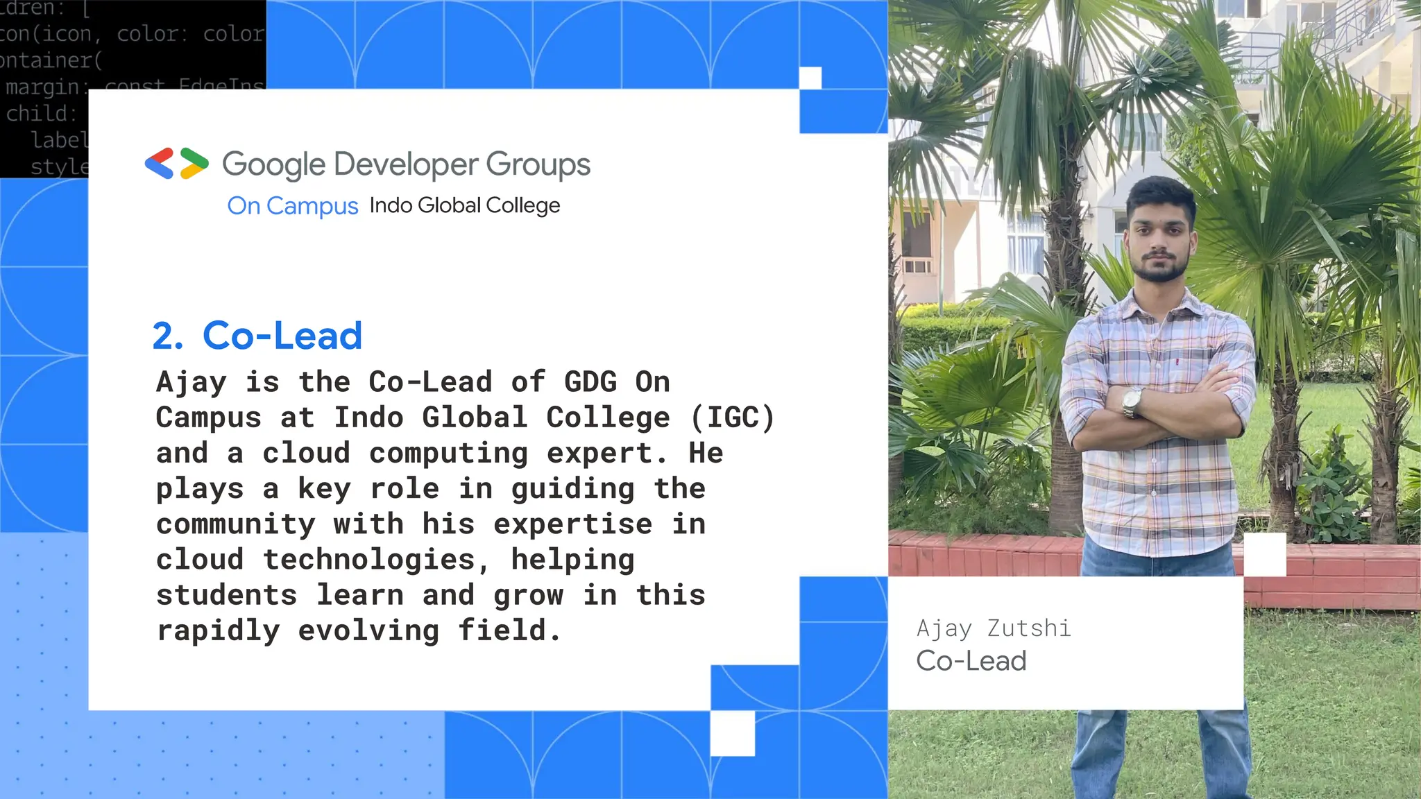 Info Session Google Developer Group ON Campus IGC | PDF