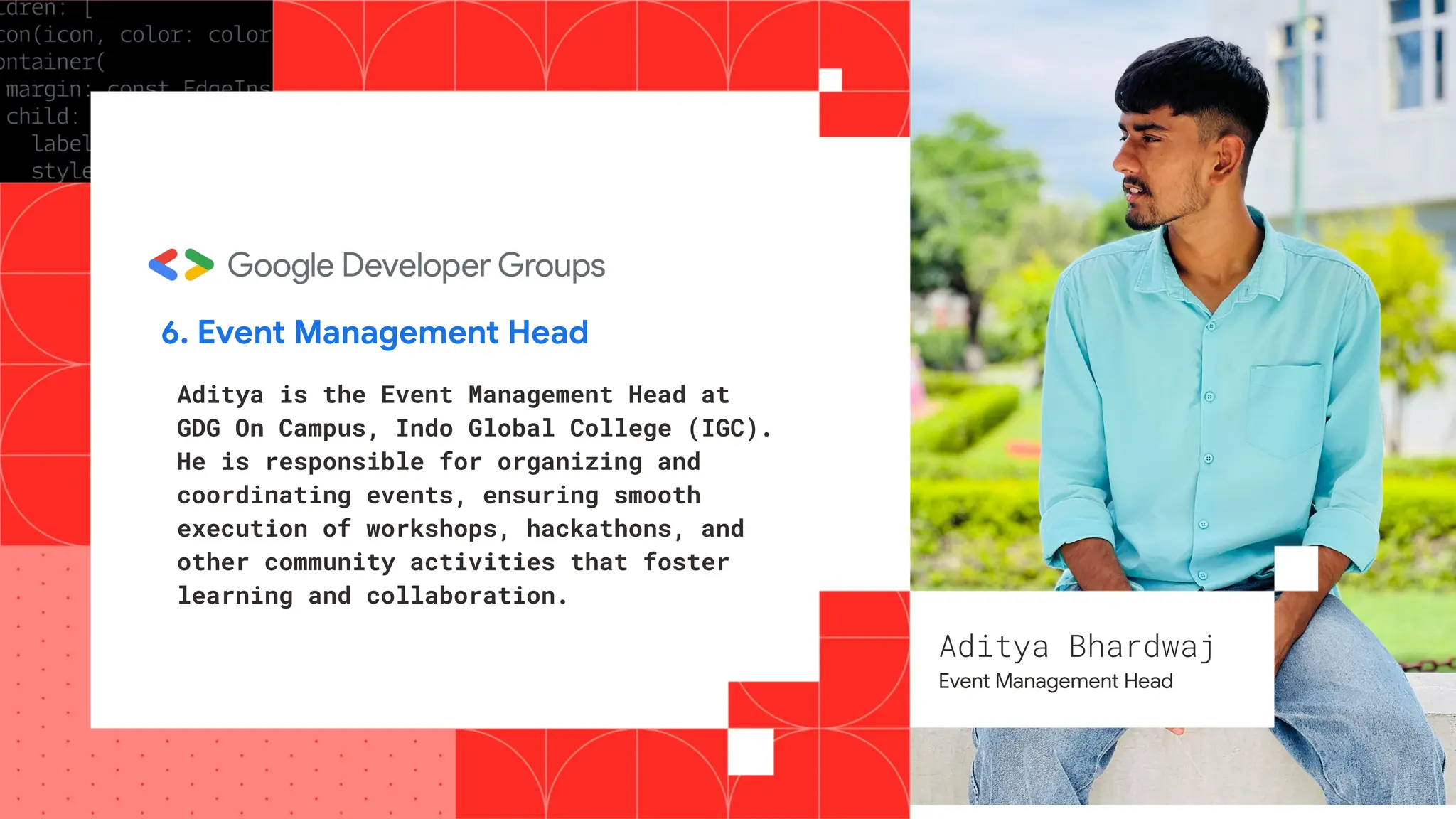 Info Session Google Developer Group ON Campus IGC | PDF