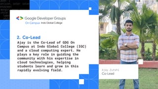 Info Session Google Developer Group ON Campus IGC | PDF