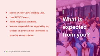 Google Developers Students Club (GDSC) Lead 2024 Application Guide | PPTX