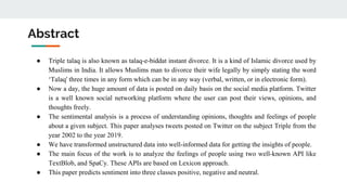 Presentation on Sentiment Analysis | PPT | Free Download