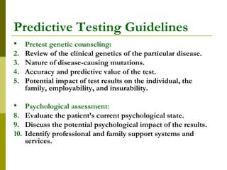Genetic Testing In Neurology | PPT