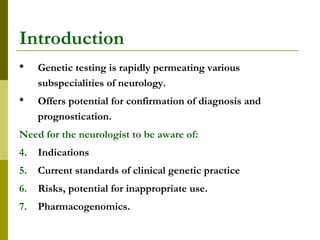 Genetic Testing In Neurology | PPT