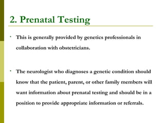 Genetic Testing In Neurology | PPT