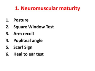 gestational age for neonates by ballard score.pptx
