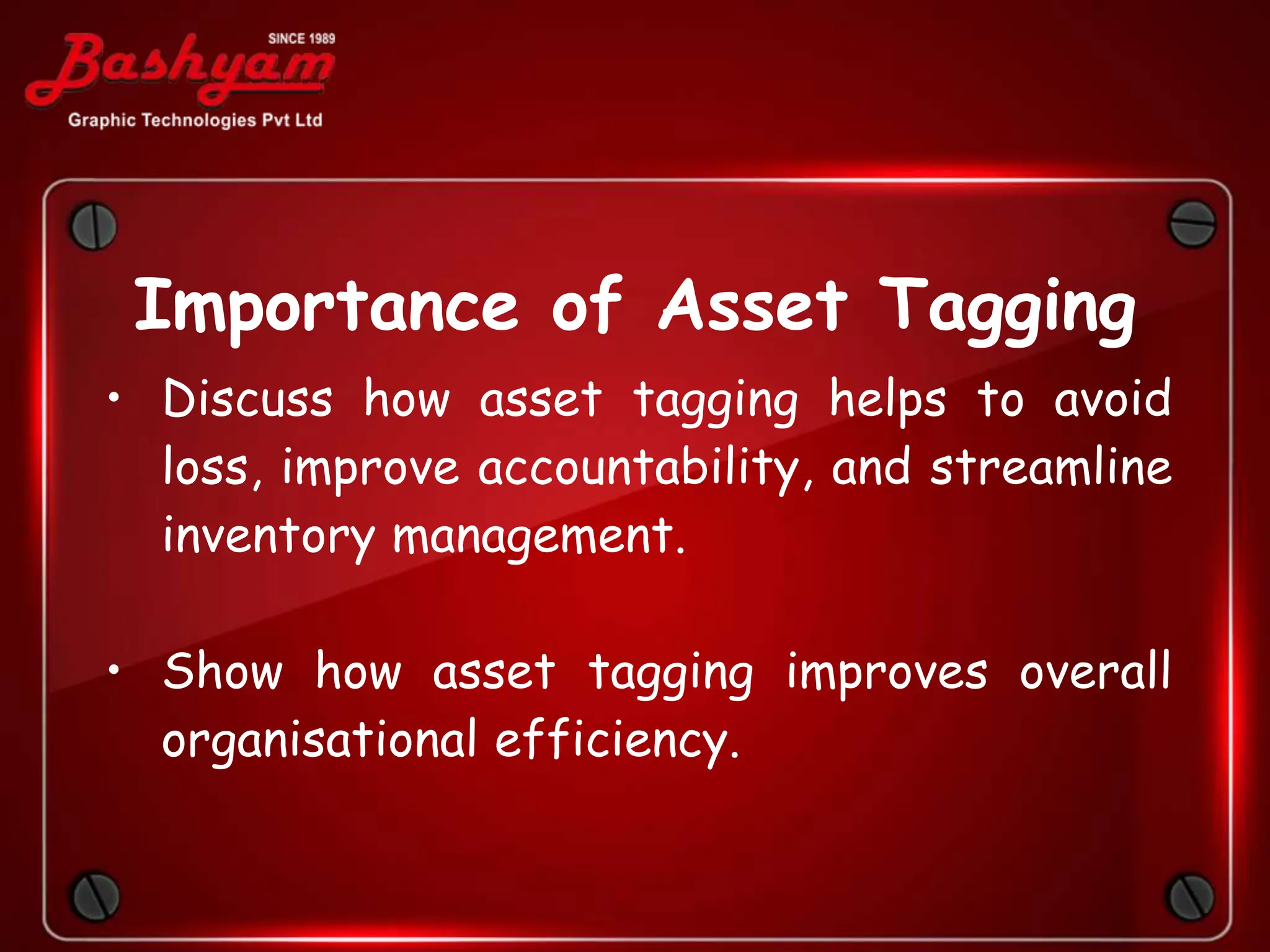6 Key Steps to Creating an Effective Asset Tagging System | PPTX
