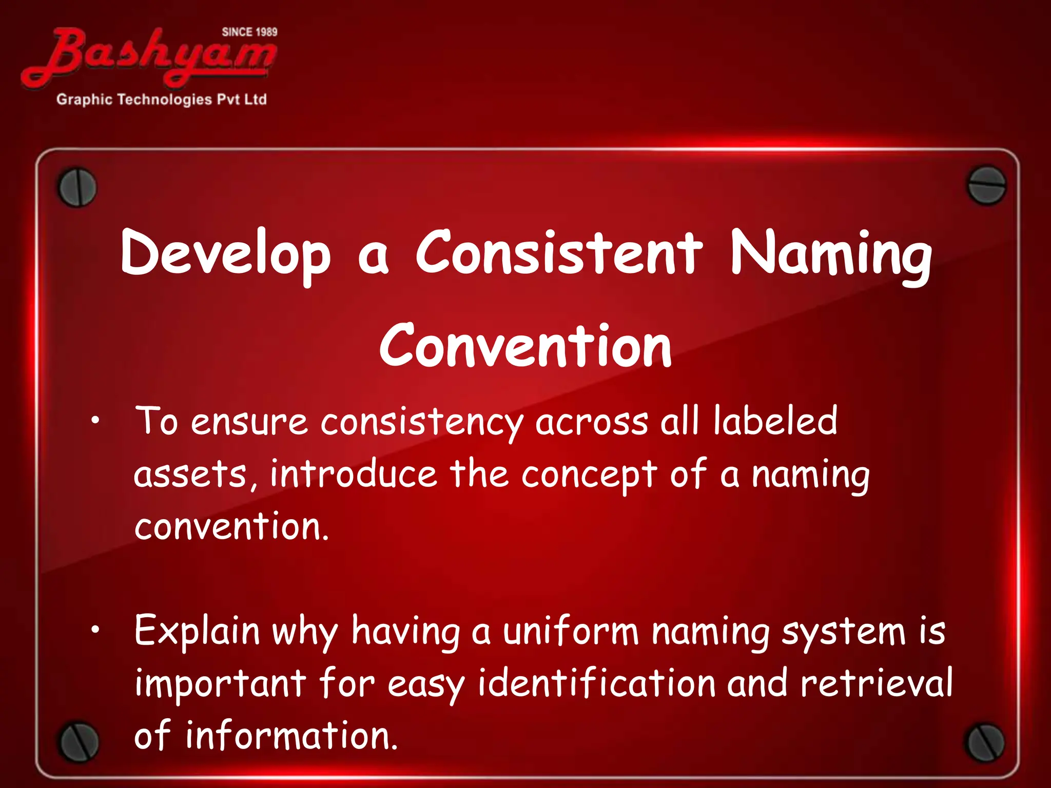 6 Key Steps to Creating an Effective Asset Tagging System | PPTX