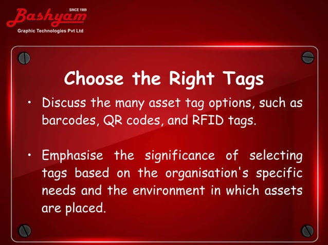 6 Key Steps to Creating an Effective Asset Tagging System | PPTX