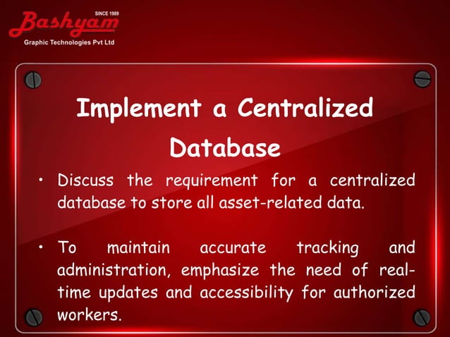 6 Key Steps to Creating an Effective Asset Tagging System | PPTX