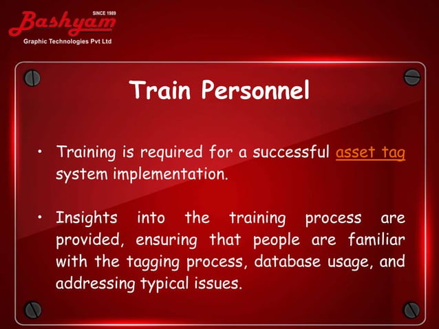 6 Key Steps to Creating an Effective Asset Tagging System | PPTX