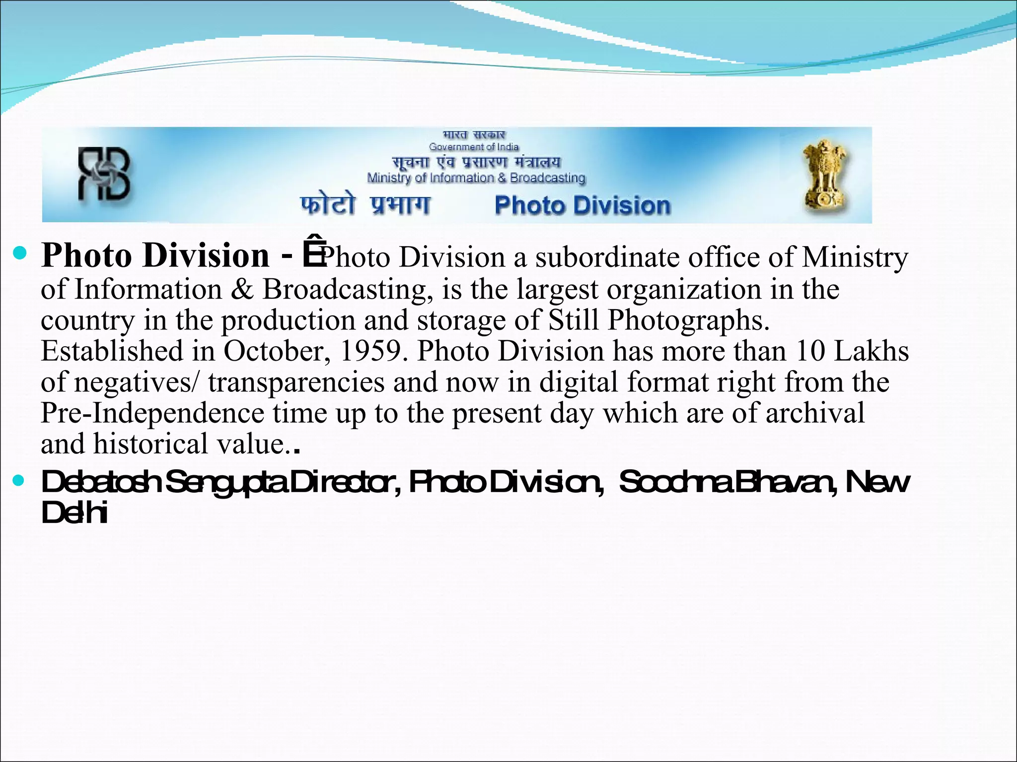 Govt Media Organisations1 | PPT