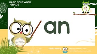 GRADE 1 DOLCH SIGHT WORDS flashcards.pptx
