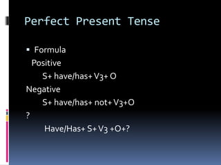 Copy of grammar skill, tenses | PPT
