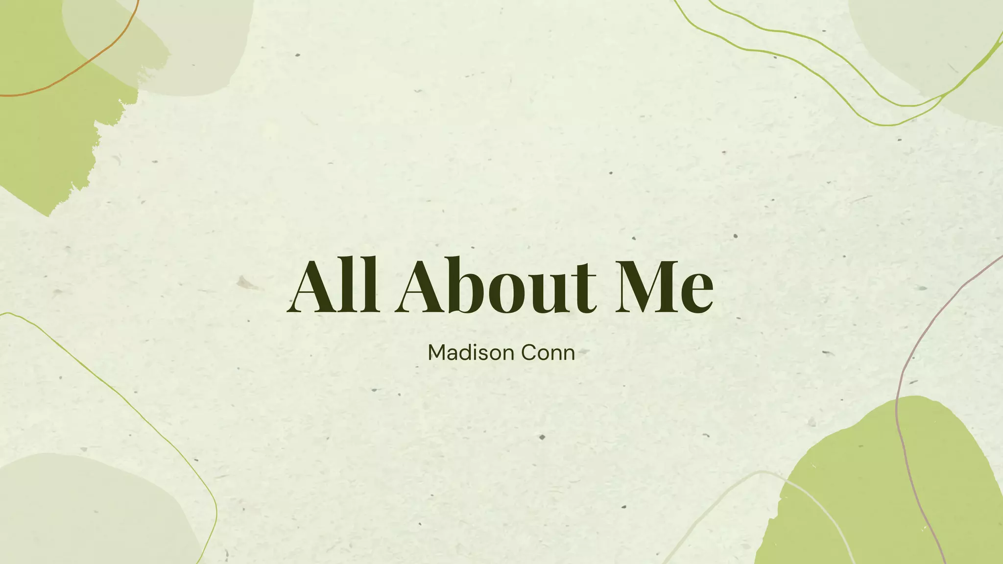 All About Me Presentation | PDF