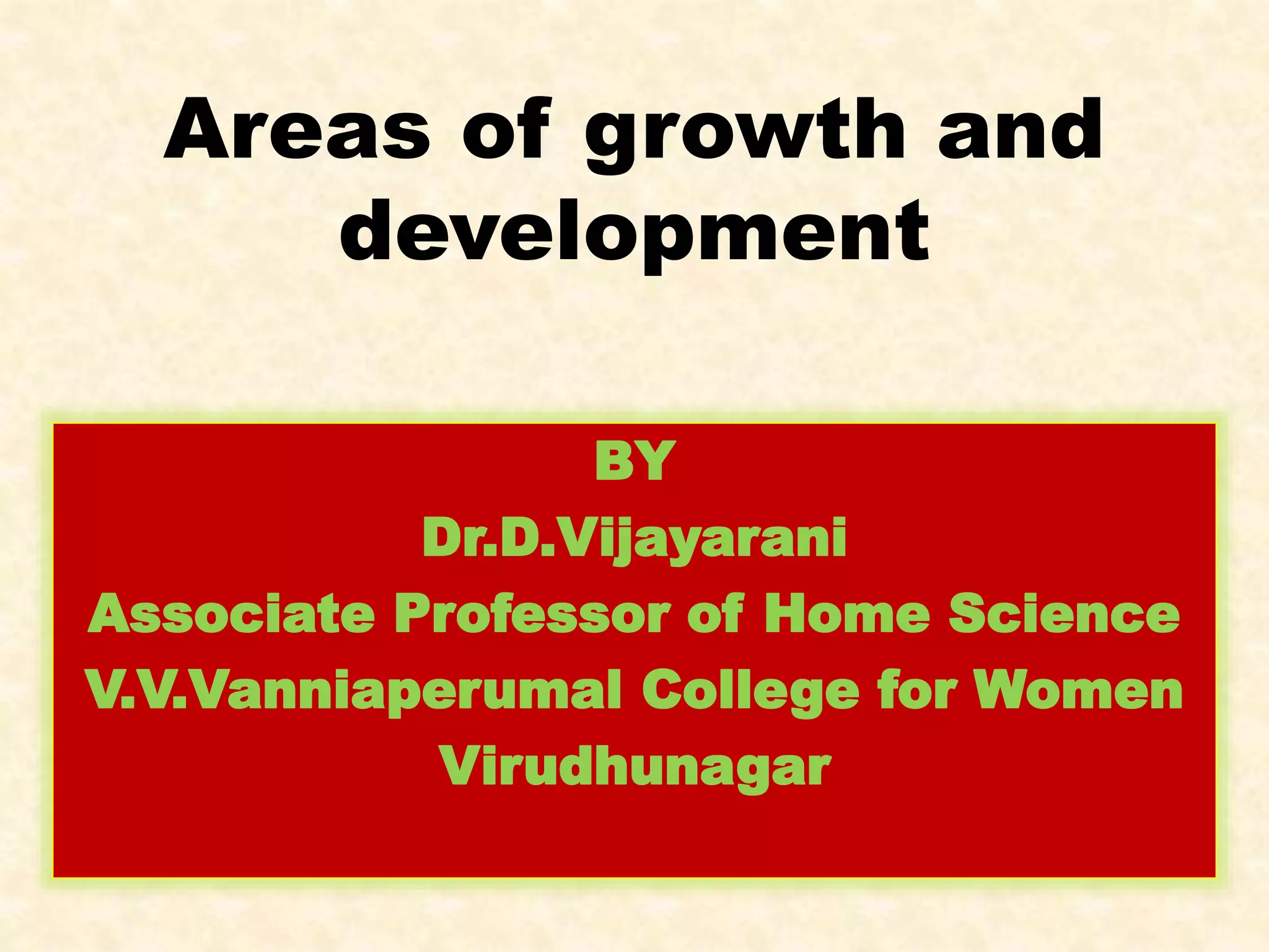 Growth and development | PPT