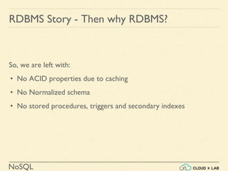Introduction to NoSQL | Big Data Hadoop Spark Tutorial | CloudxLab | PPT