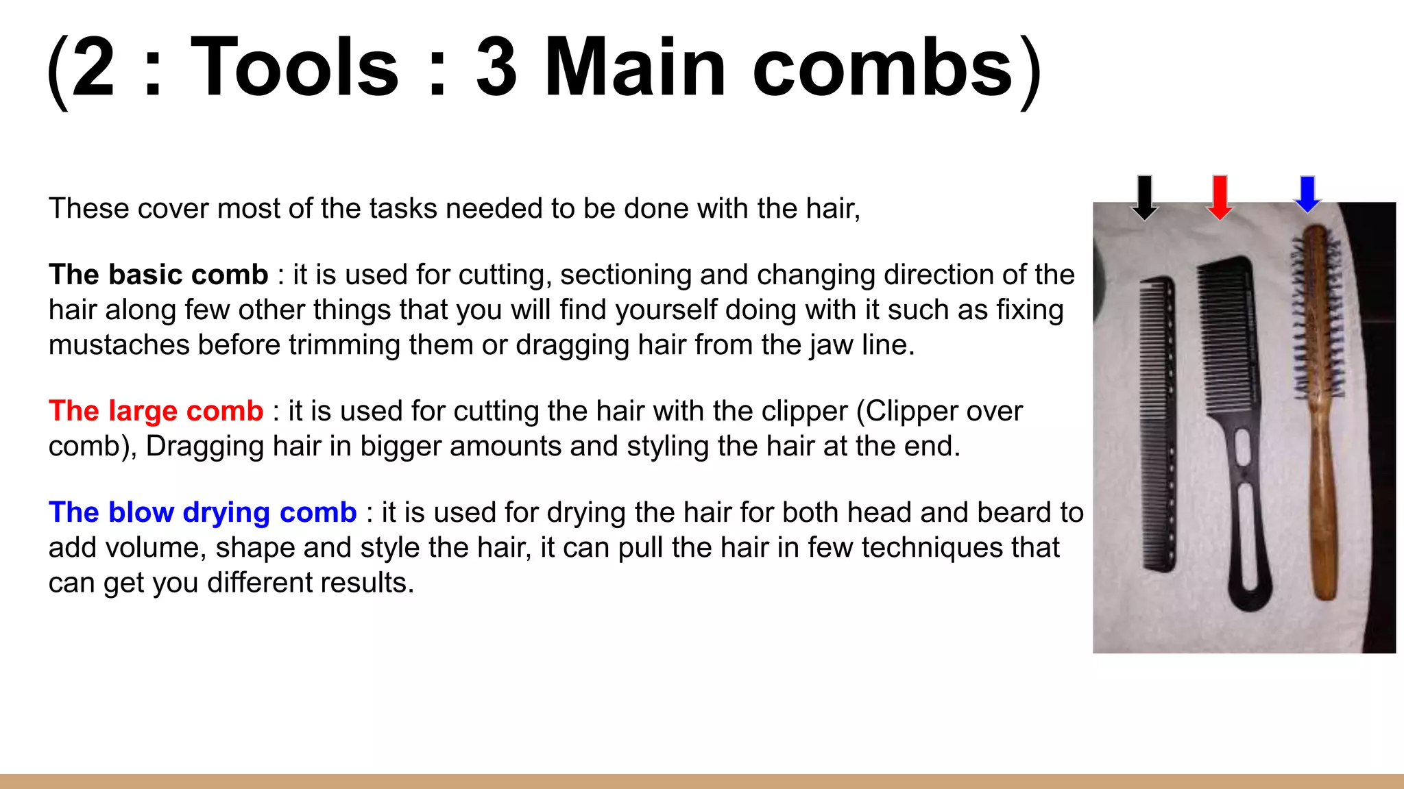 Descriping Hair and Hair Cutting Tools | PPTX