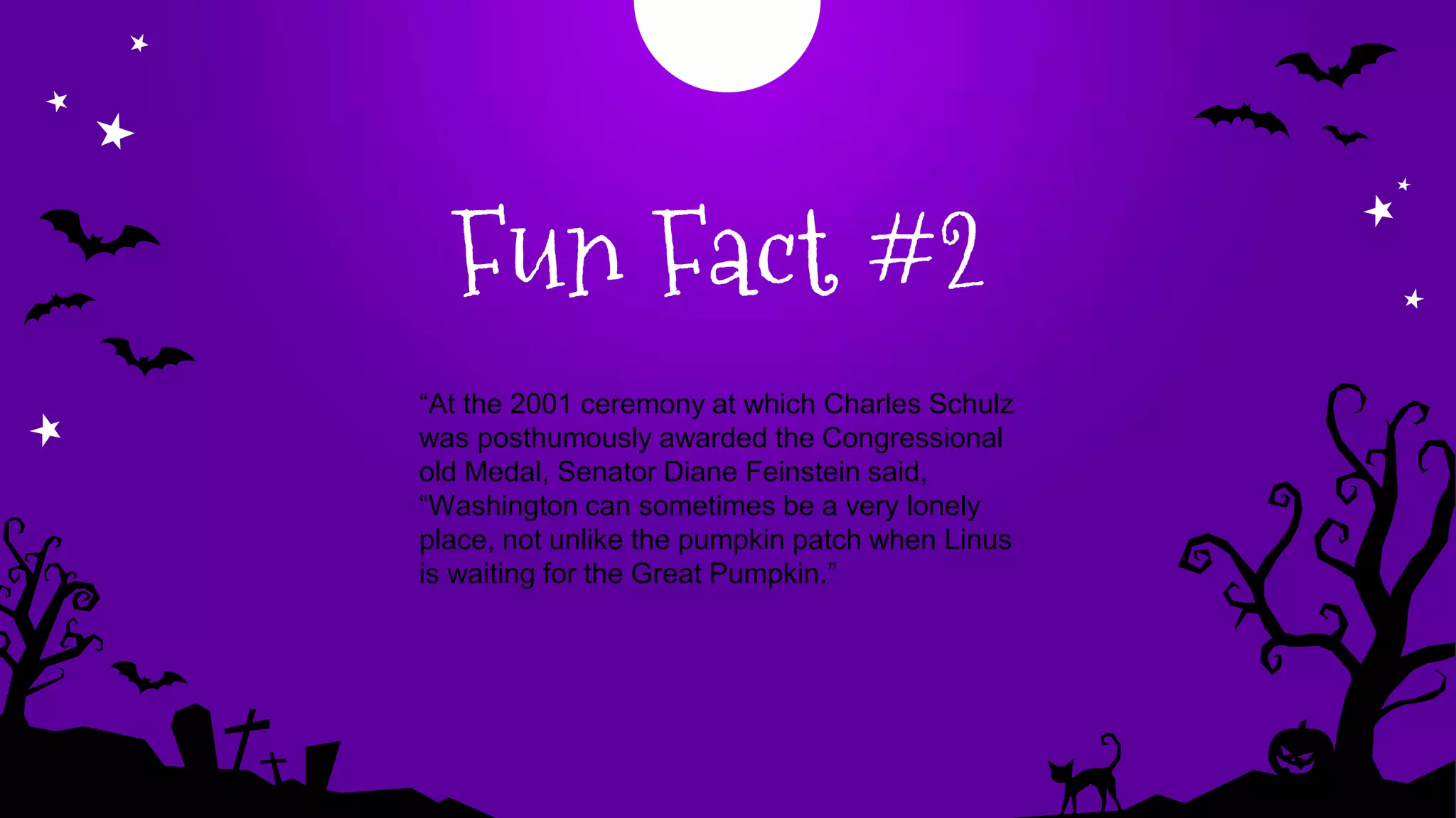Spooky Halloween Fun Facts "I am the Great Pumpkin Charlie Brown." | PPTX