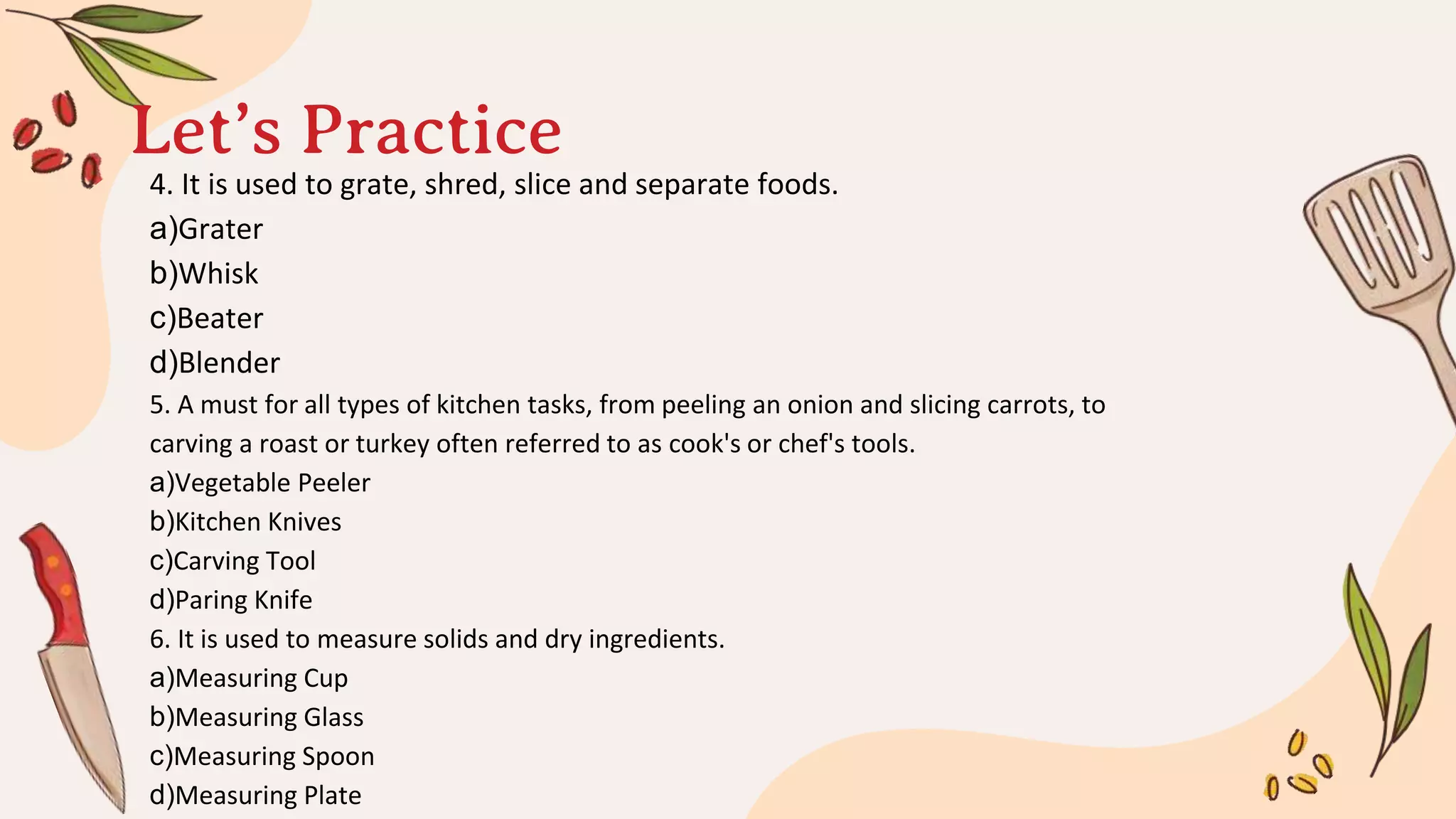 TLE-8 COMMERCIAL COOKING 1ST QUARTER | PPTX