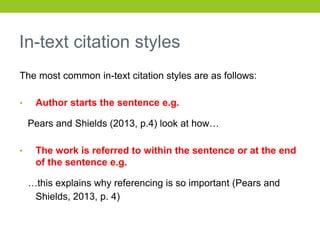 UCS Harvard Referencing | PPT